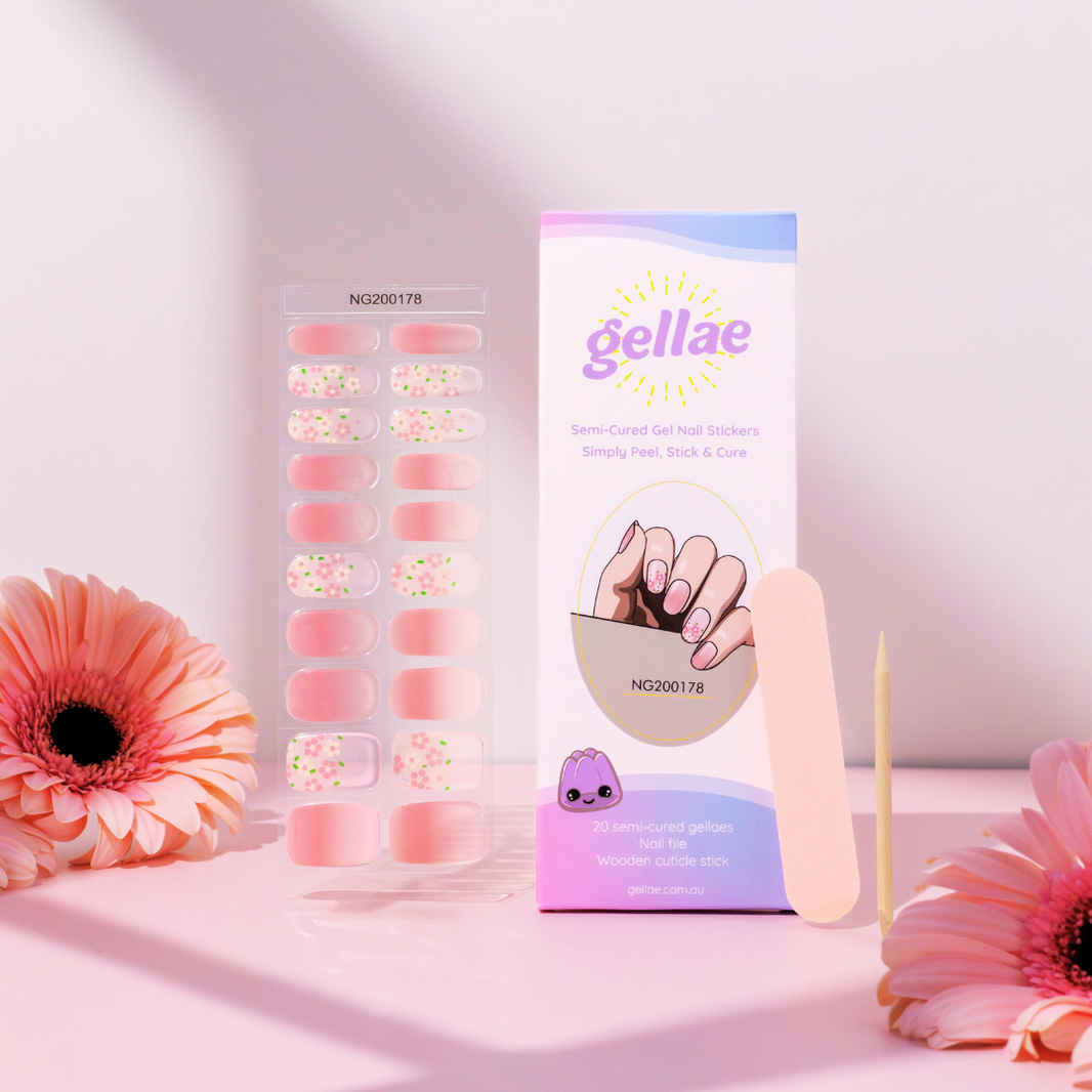 Best DIY Semi Cured Gel Nail Stickers | Gellae Australia