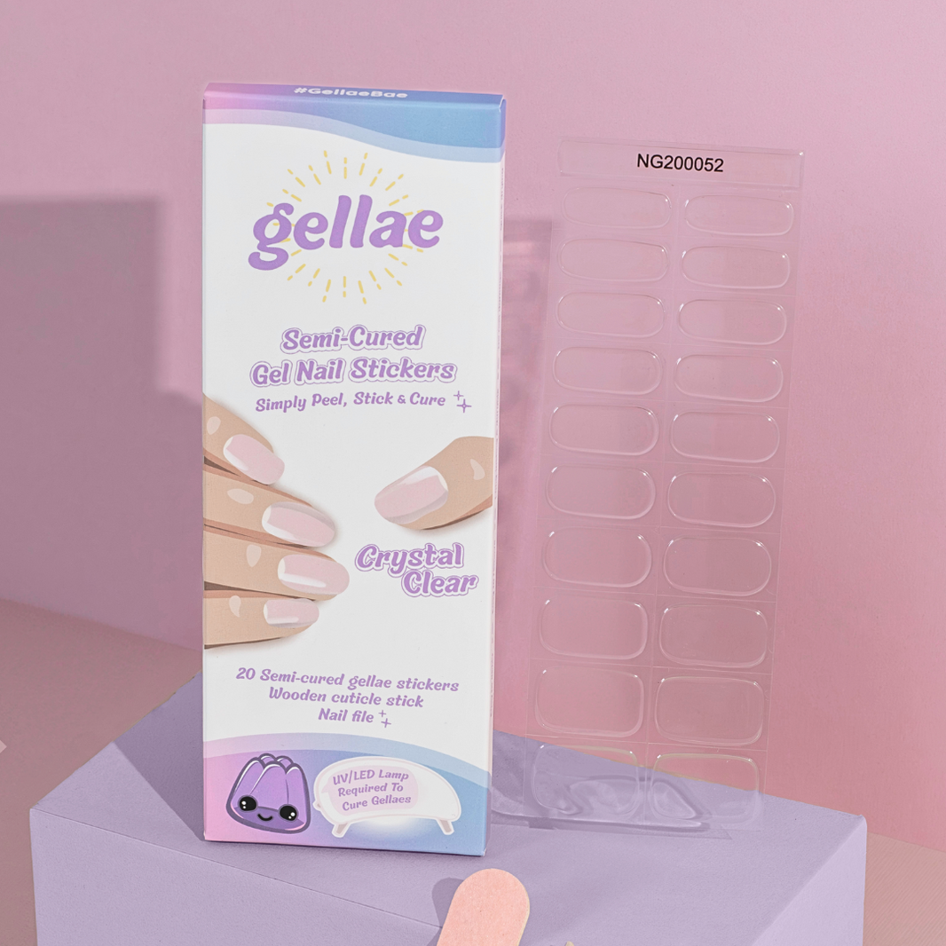 Solid Collection DIY Semicured Gel Nail Sticker Kit | Gellae – Gellae