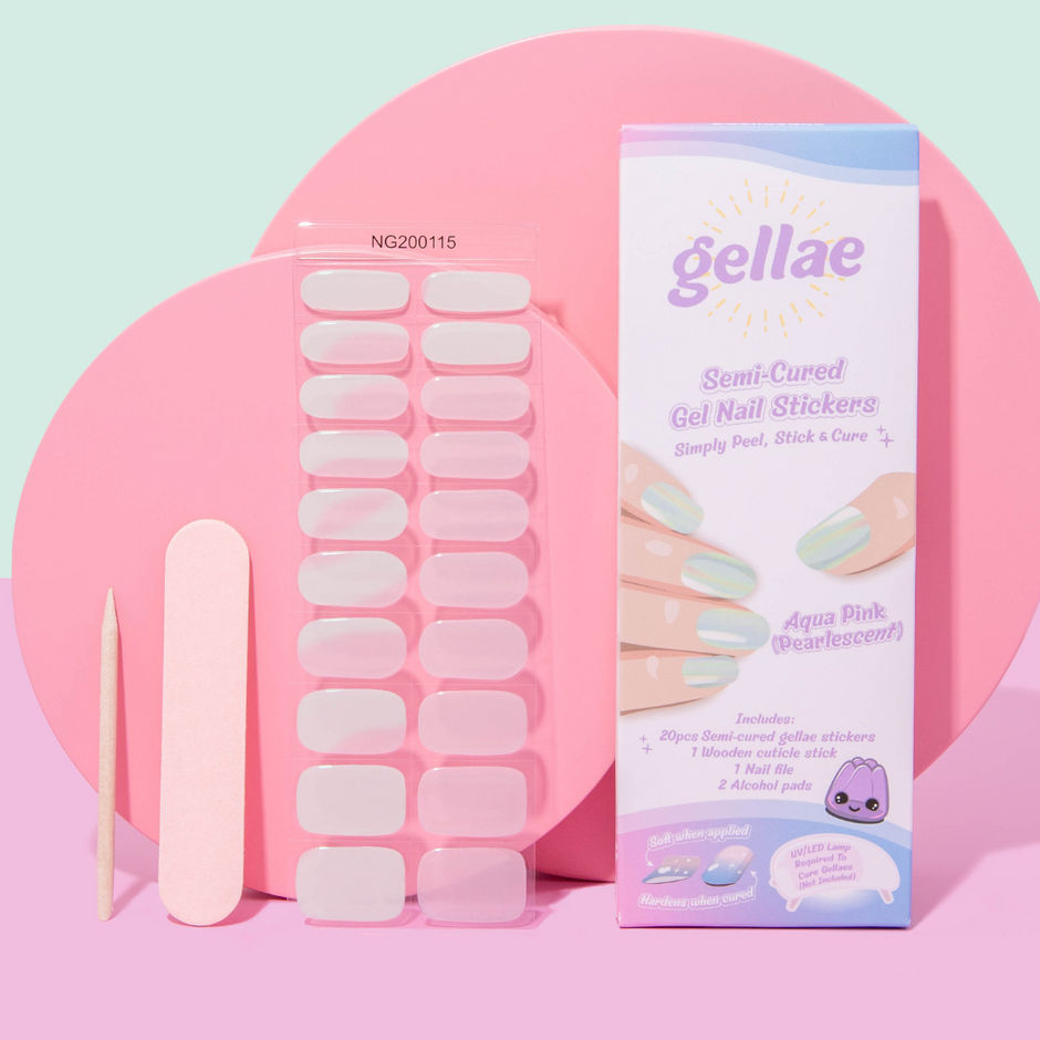 Salon-Quality Semi Cured Gel Nail Stickers | Gellae Australia