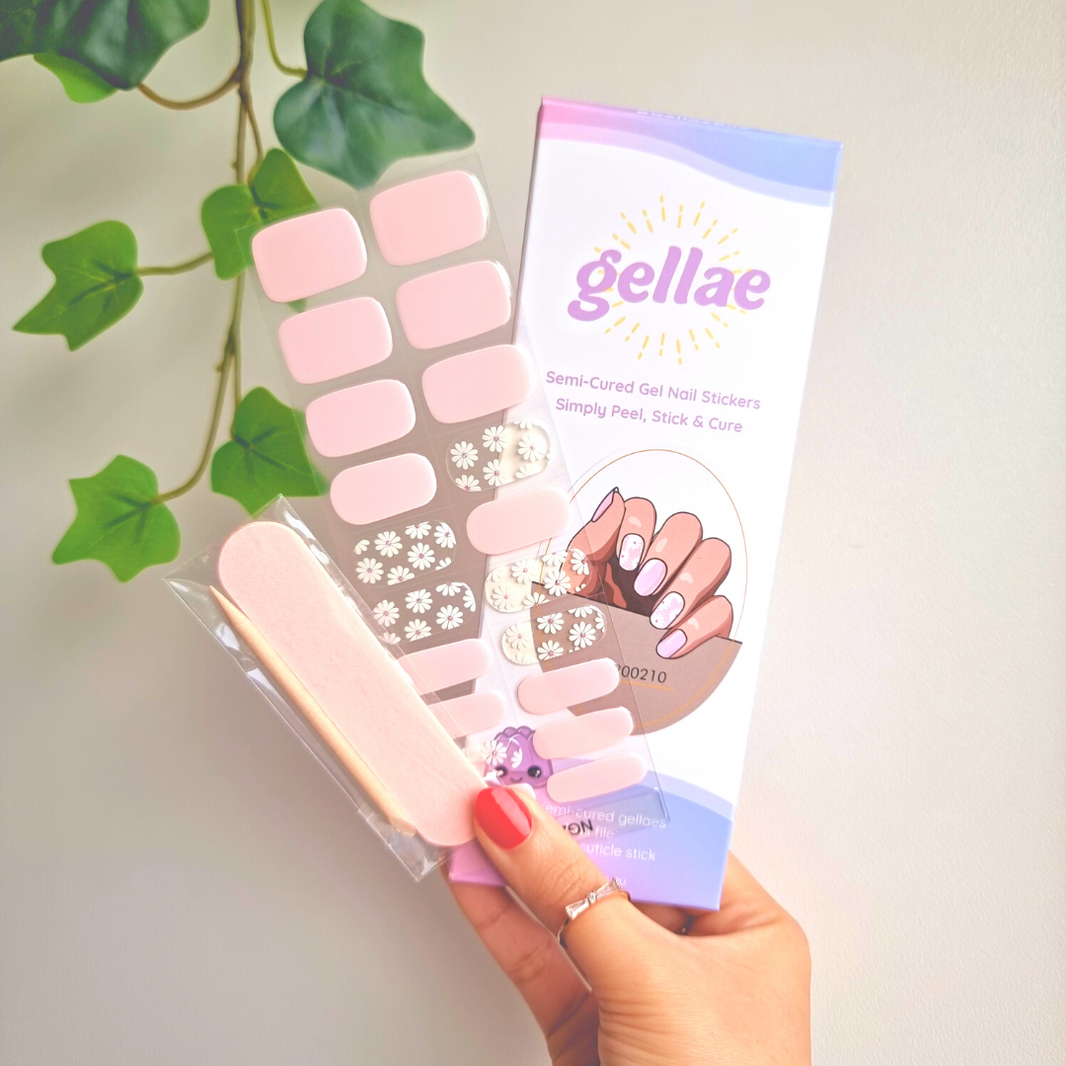 Best DIY Semi Cured Gel Nail Stickers | Gellae Australia