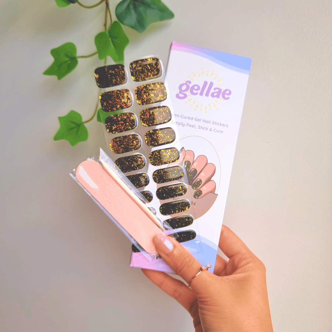 Speckled Collection DIY Semicured Gel Nail Sticker Kit | Gellae – Gellae