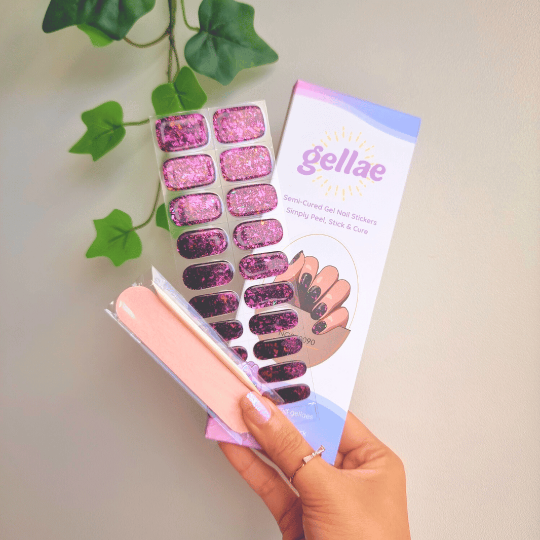 Speckled Collection DIY Semicured Gel Nail Sticker Kit | Gellae – Gellae